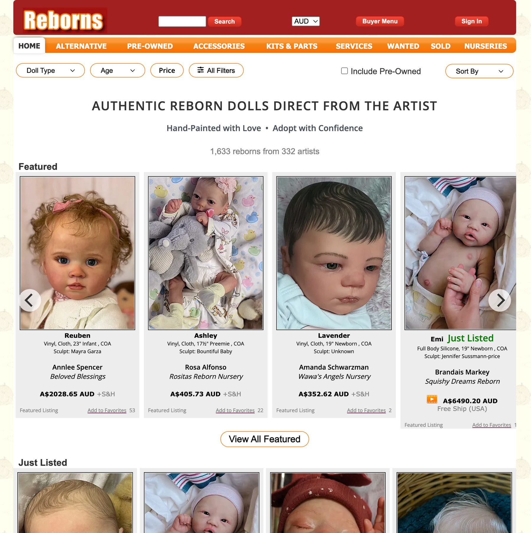 REBORNS.COM – Reborn Artistry Alliance